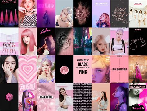 Blackpink Collage Kit 120 Pcs Kpop Wall Collage Kit Etsy Australia