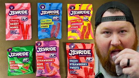 Taste Testing All Flavors From Ryan Trahans New Joyride Candy Collection Youtube