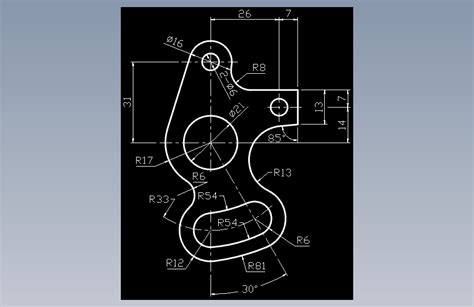 机械零件图3 Autocad 2004 模型图纸下载 懒石网