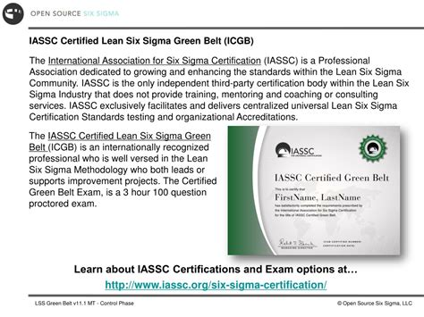 Ppt Lean Six Sigma Green Belt Certification Guide Powerpoint