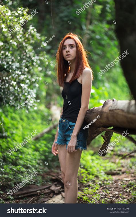 Skinny Redhead Girl Brazilian Forest Stock Photo 1495117298 Shutterstock