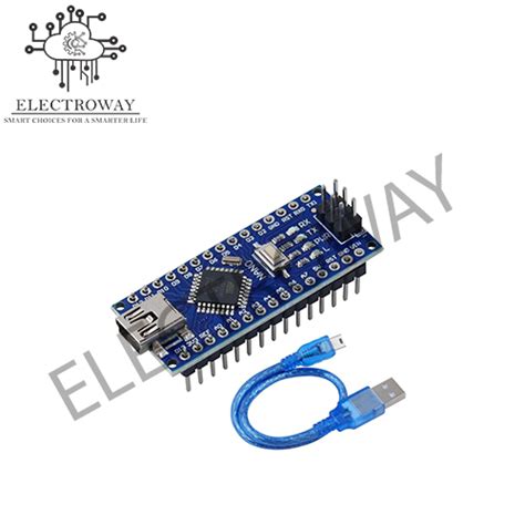 Pre Soldered Arduino Nano V3 0 With Cable ElectroWay