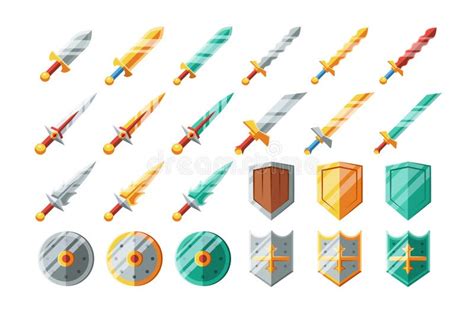 Game Icon Set Stock Vector Illustration Of Icon Element 272670473