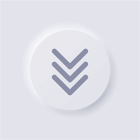 Arrow Icon White Neumorphism Soft Ui Design For Web Design Application Ui And More Button
