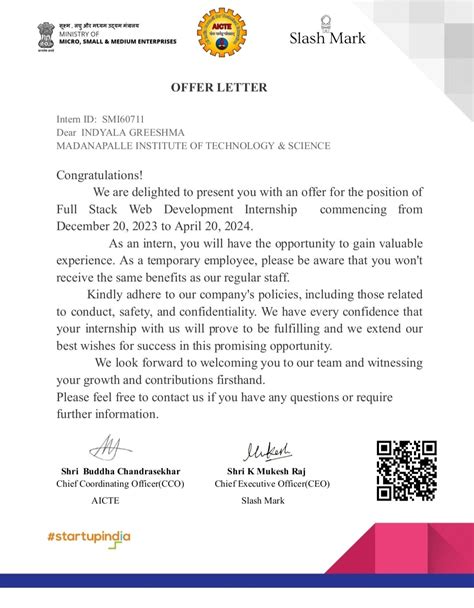 Greeshma Indyala On Linkedin Webdevelopment Internship Internshipopportunity Aicteinternship