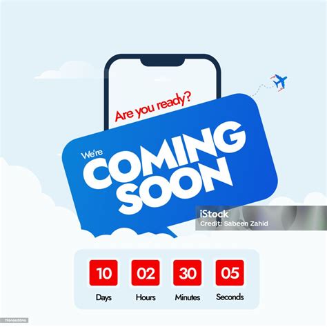 Coming Soon We Are Coming Soon Announcement Banner With A Mobile Phone