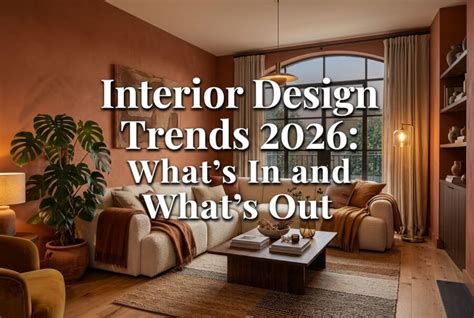 Interior Design Trends 2026 Whats In And Whats Out