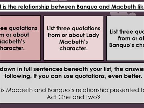 Macbeth Act 3 Scene 1 Teaching Resources