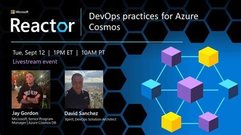 Jay Gordon On Linkedin Devops Practices For Azure Cosmos Db Tue Sep