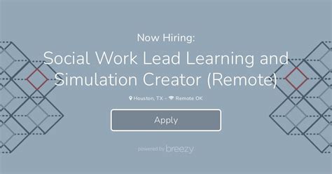 Social Work Lead Learning And Simulation Creator Remote At Simucase