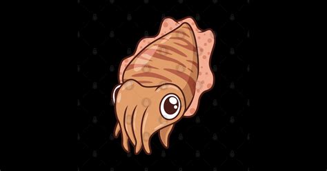 Kawaii Cuttlefish Kawaii Cuttlefish Sticker Teepublic