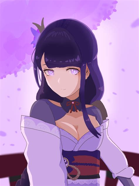 雷電将軍イラストコンテスト Genshin Impact Hoyolab