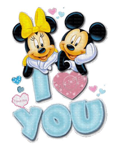 Mickey Minnie Mouse I Love You Gif Free Animated GIF PicMix