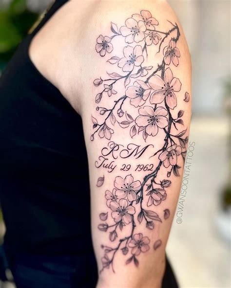 Japanese Cherry Blossom Tree Tattoo