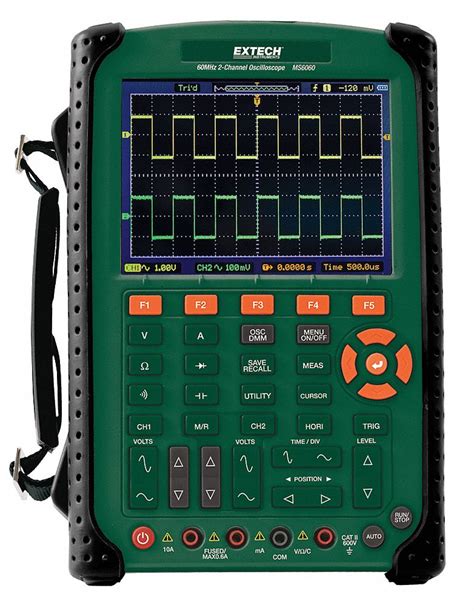 Extech Digital Oscilloscope 60mhz 13x080 Ms6060 Grainger