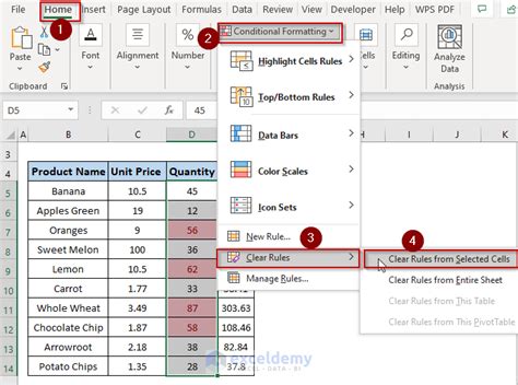 How To Remove Conditional Formatting But Keep The Format In Excel