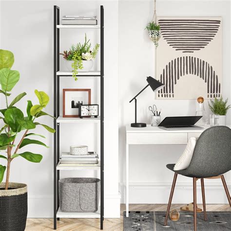 72″ Loring Narrow Bookcase Project 62 Witnesswindowgraphics