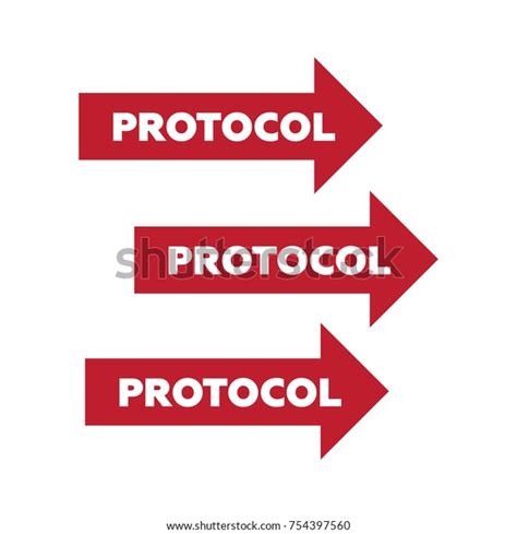 Protocol Icon Vector Illustration Protocol Vector Stock Vector Royalty