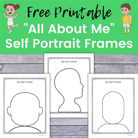 Self Portrait Template Free Printable Pdf Free Printable