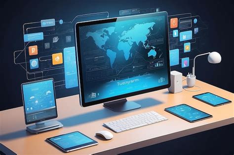 Premium Photo Operating System Concept Illustration