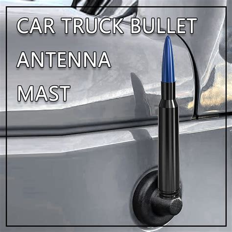 Chrome Antenna Car Truck Bullet Antenna 50 Car Bullet