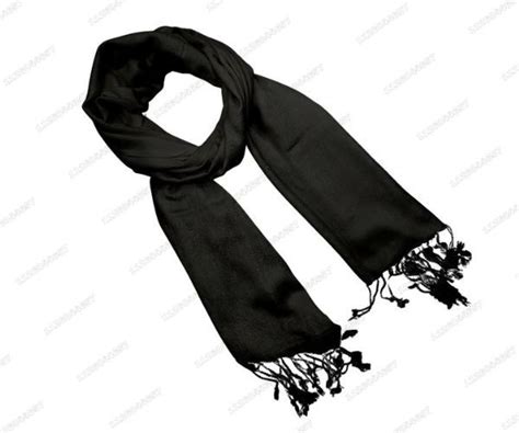 Ch 292 1278 Bufanda 180 X 70 Cm Negro Abigailmoda