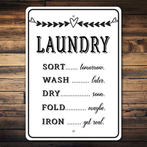 Funny Laundry Sign Etsy