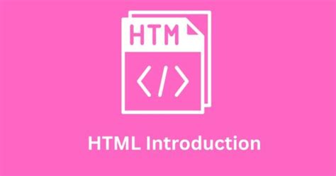 Best Learn Html Introduction 2024