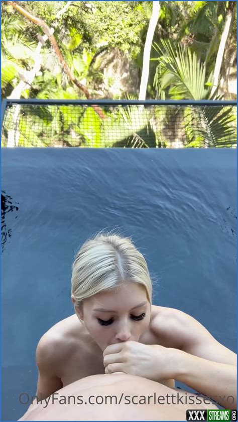 Scarlettkissesxo Poolside Fuck