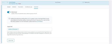 Acf Bidirectional Relationships In Breakdance Headspin Ui