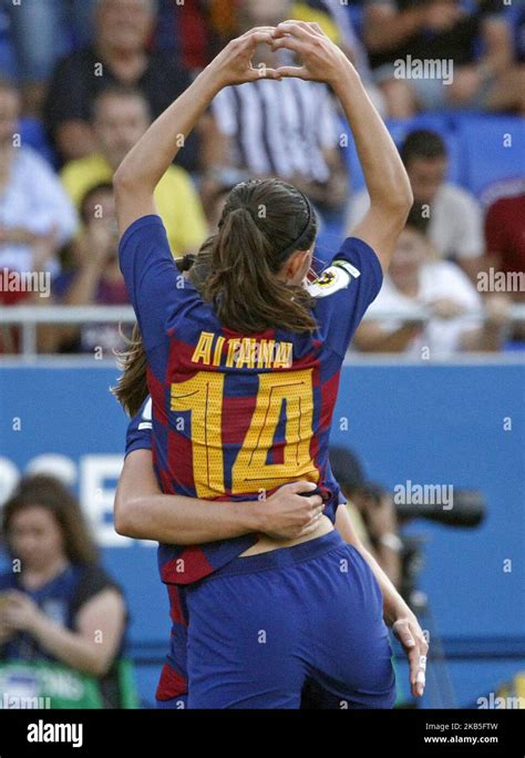 Aitana Bonmati Goal Celebration During The Match Between Fc Barcelona