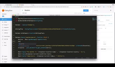 Using The Dialogflow Middleware Build A Chatbot Beyond Code