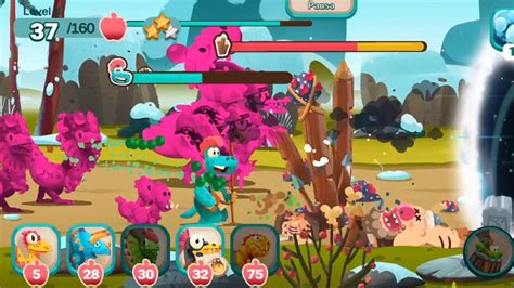 Dino Bash 2 Travel Through Time Level 10 4 Youtube