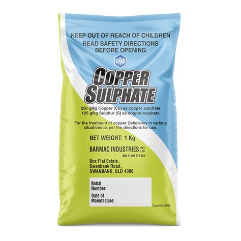 Copper Sulphate Barmac Pty Ltd