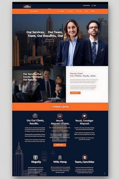 Responsive Layout Web With Adaptive Design Effect Profession Inspired Political Web Layout Idea
