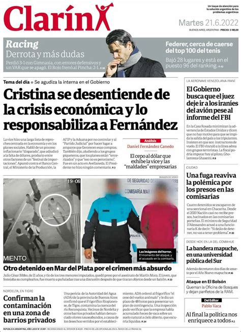 Periódico Clarín Argentina Periódicos De Argentina Edición De