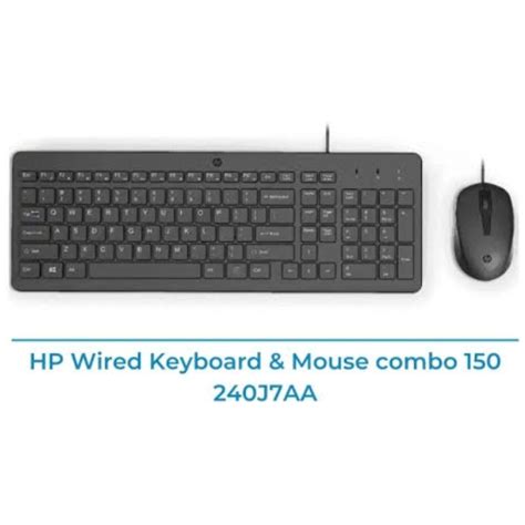 Hp Wired Keyboard Mouse Combo Mk180 Mk160 Pragyaz