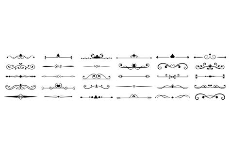 chapter flourish dividers romantic separators 2903953