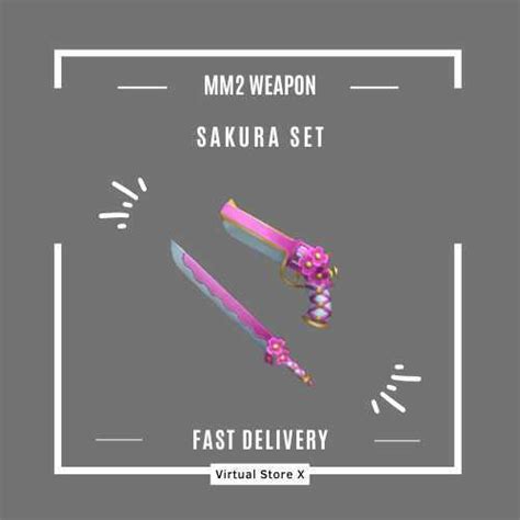 Roblox Murder Mystery 2 Mm2 Sakura Set Cheap And Fast Delivery