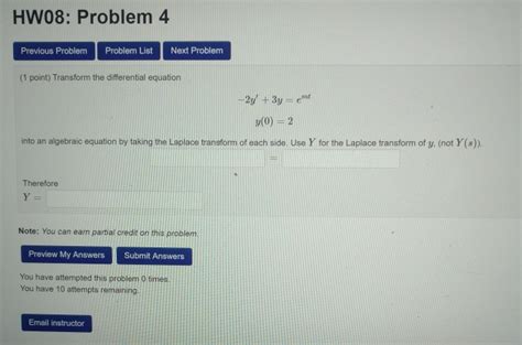 Solved HW Problem Previous Problem Problem List Next Chegg Com