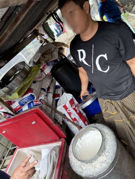 ထိုင်းနိုင်ငံတွင် သန့်ရှင်းမှုမရှိသော ရေခဲမုန့် ထုတ်လုပ်ရောင်းသူ မြန