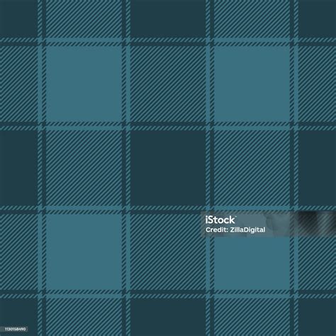터키석 버팔로 격자 무늬 패턴을 확인합니다 셔츠 직물 디자인에 대 한 원활한 타일입니다 줄무늬 텍스처입니다 벡터 일러스트입니다