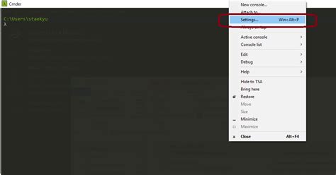How To Start In A Given Directory · Issue 91 · Cmderdevcmder · Github