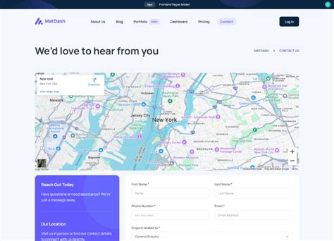 Matdash Vuetify Nuxt Js Admin Template Adminmart
