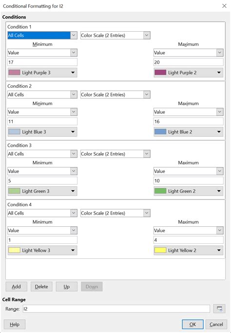 Can There Be Multiple Color Scales In Conditional Formatting