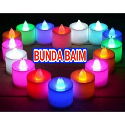 Jual LILIN LED CANDLES L LILIN MINI ELEKTRIK LAMPU LED HIAS ELECTRIC Shopee Indonesia