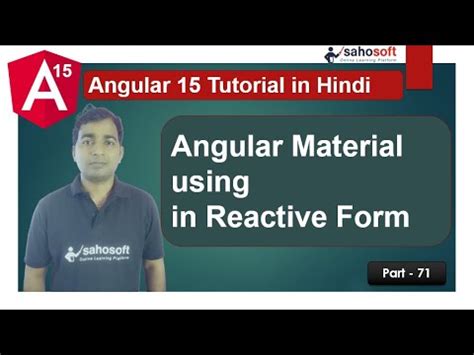Angular Material Design Using Reactive Form Forms Angular Tutorial In Hindi YouTube