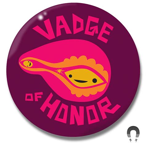 Magneet Vulva Vadge Of Honor
