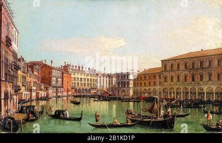 Canaletto The Grand Canal Venice Looking Southeast With The Campo