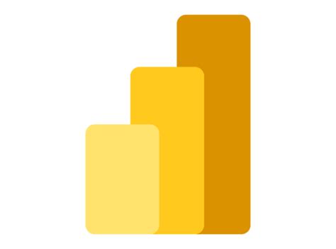 power bi logo [microsoft] data visualization software vector logo